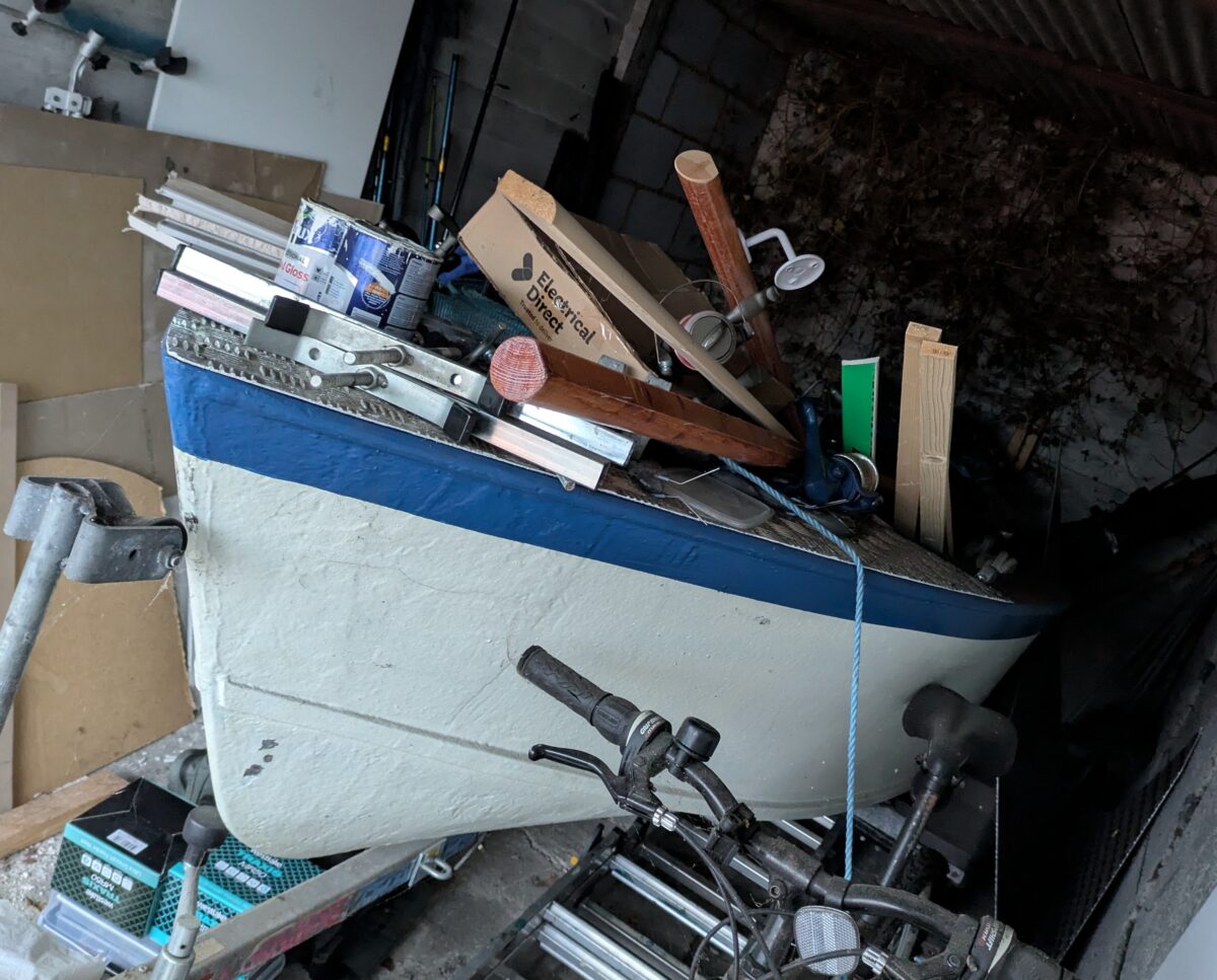 Wooden Boat Disposal from Oxfordshire Garage - Boatbreakers