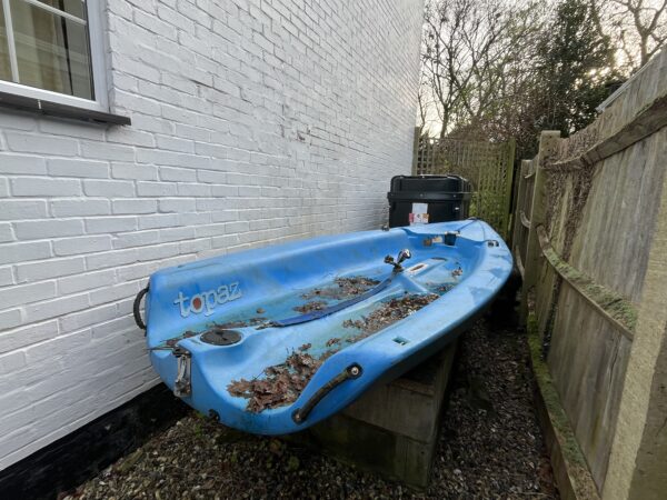 Topper Topaz Boat Collected for Recycling in Buckinghamshire - Boatbreakers